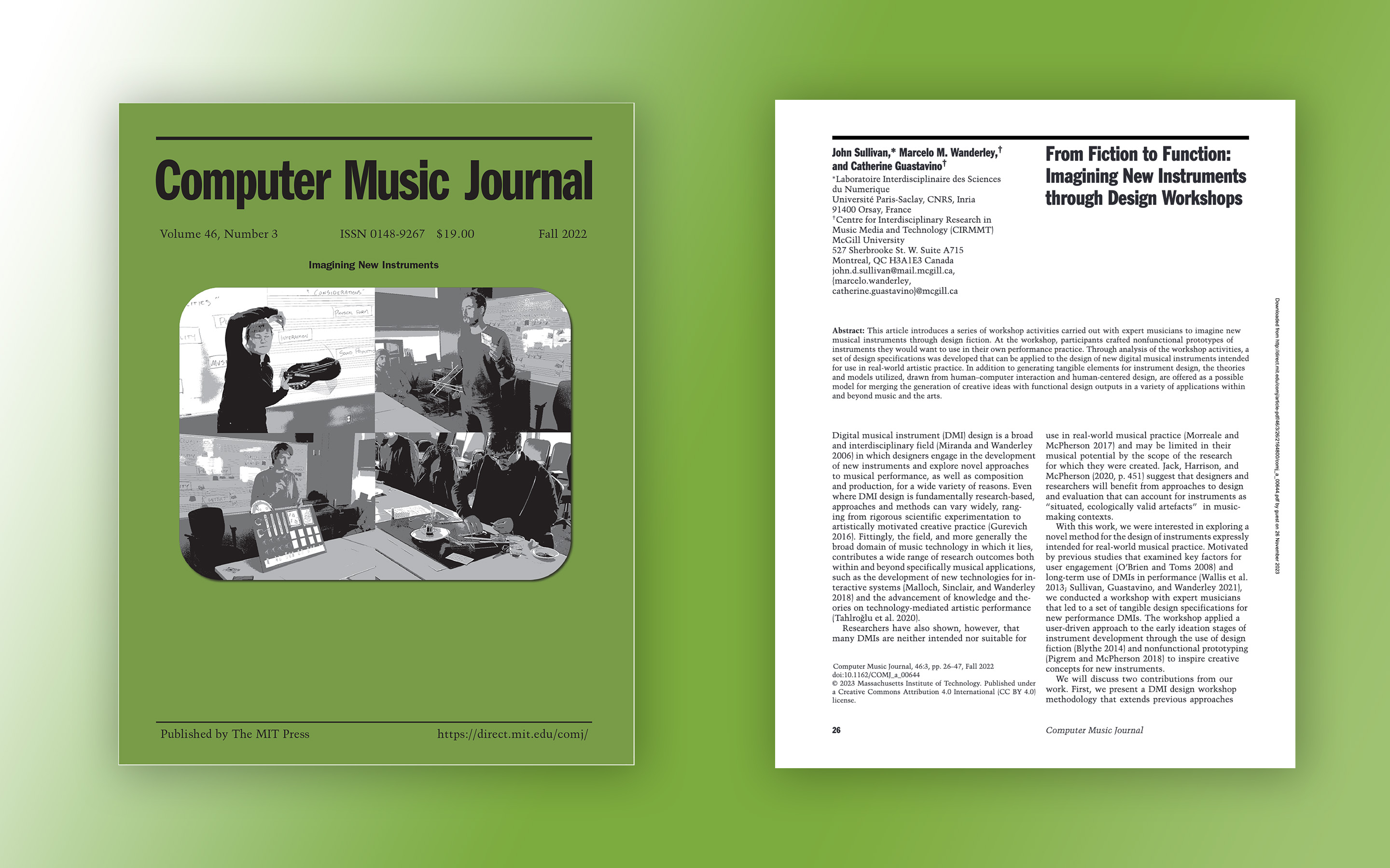 From Fiction to Function: New article in the Computer Music Journal ...